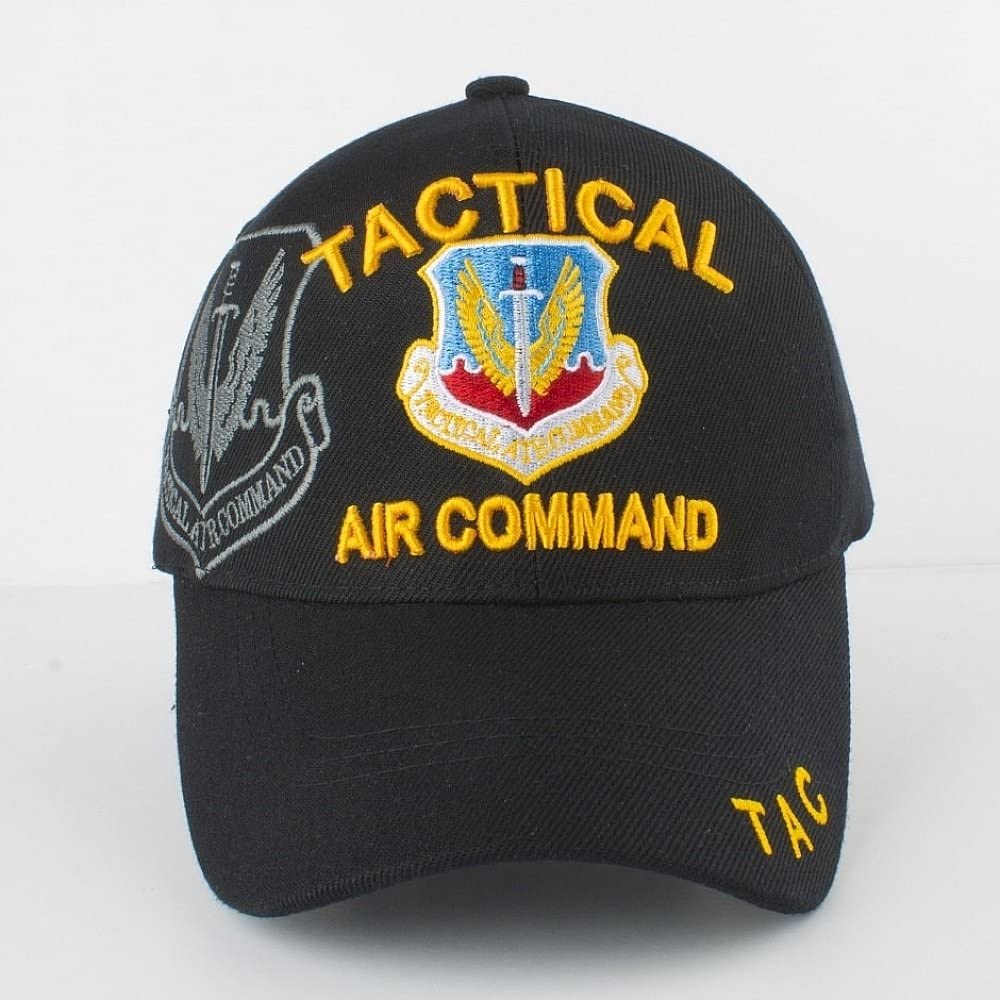 US Military Tactical Air Command Black Baseball Hat Cap – Hat Crew